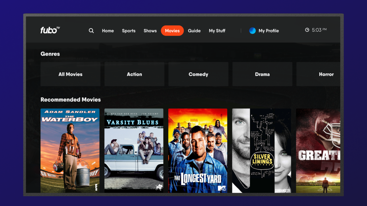 fuboTV Watch Live Sports & TV | TV App | Roku Channel Store | Roku