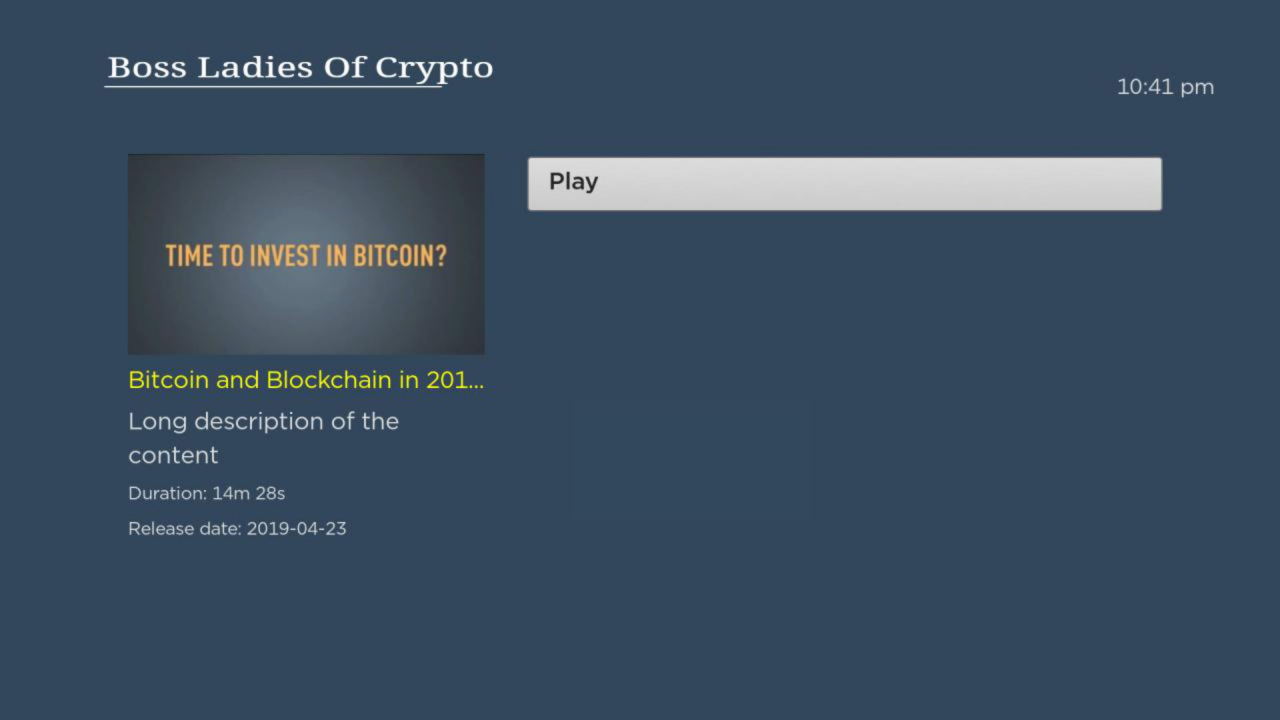 Boss Ladies Of Crypto | TV App | Roku Channel Store | Roku