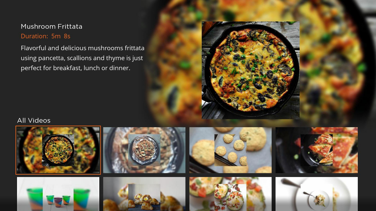 Recipes In View | TV App | Roku Channel Store | Roku