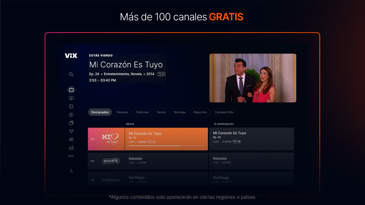 ViX: Cine, TV, Deportes Gratis | TV App | Roku Channel Store | Roku