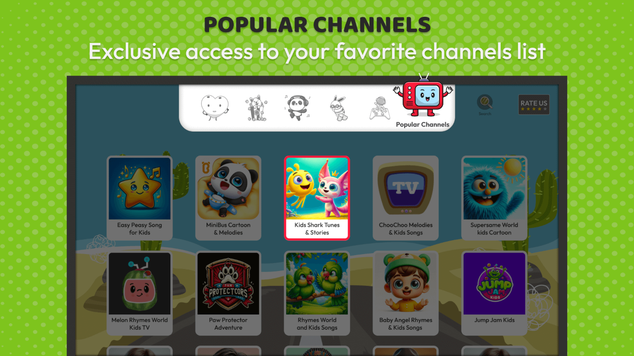 Kids Tube - Videos for Your Tube Kids TV | TV App | Roku Channel Store ...