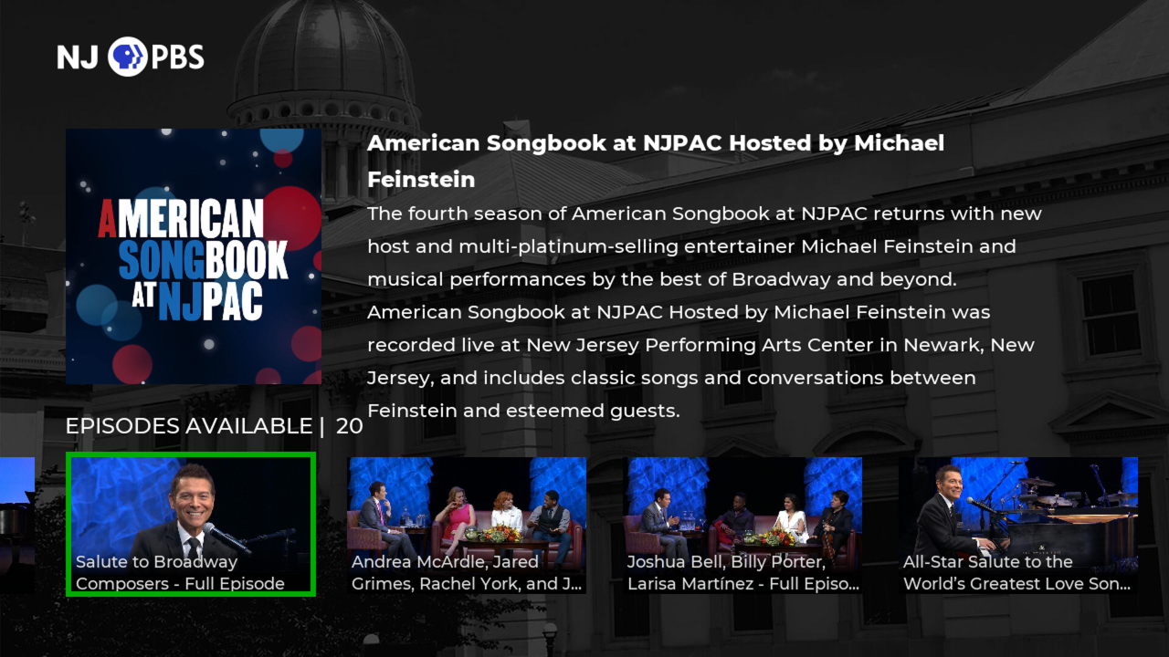 NJ PBS | TV App | Roku Channel Store | Roku