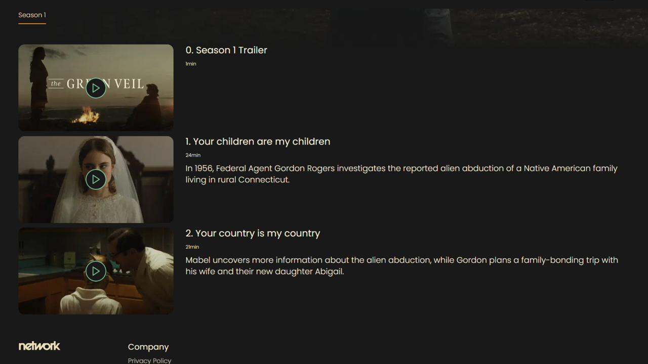 The Network | TV App | Roku Channel Store | Roku