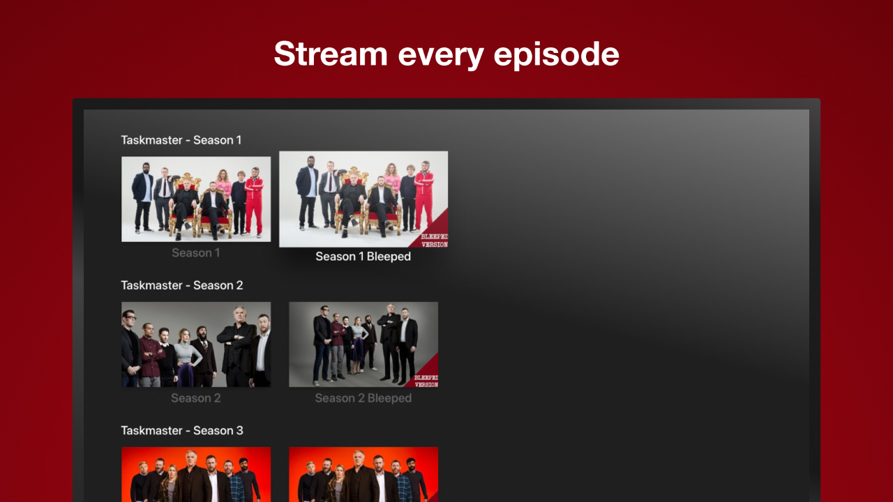 Taskmaster SuperMax+ | TV App | Roku Channel Store | Roku