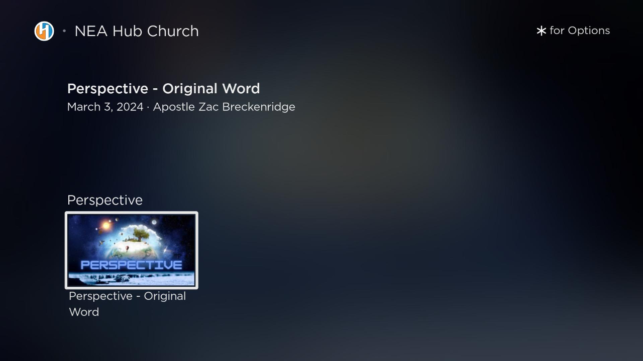 NEA Hub Church | TV App | Roku Channel Store | Roku