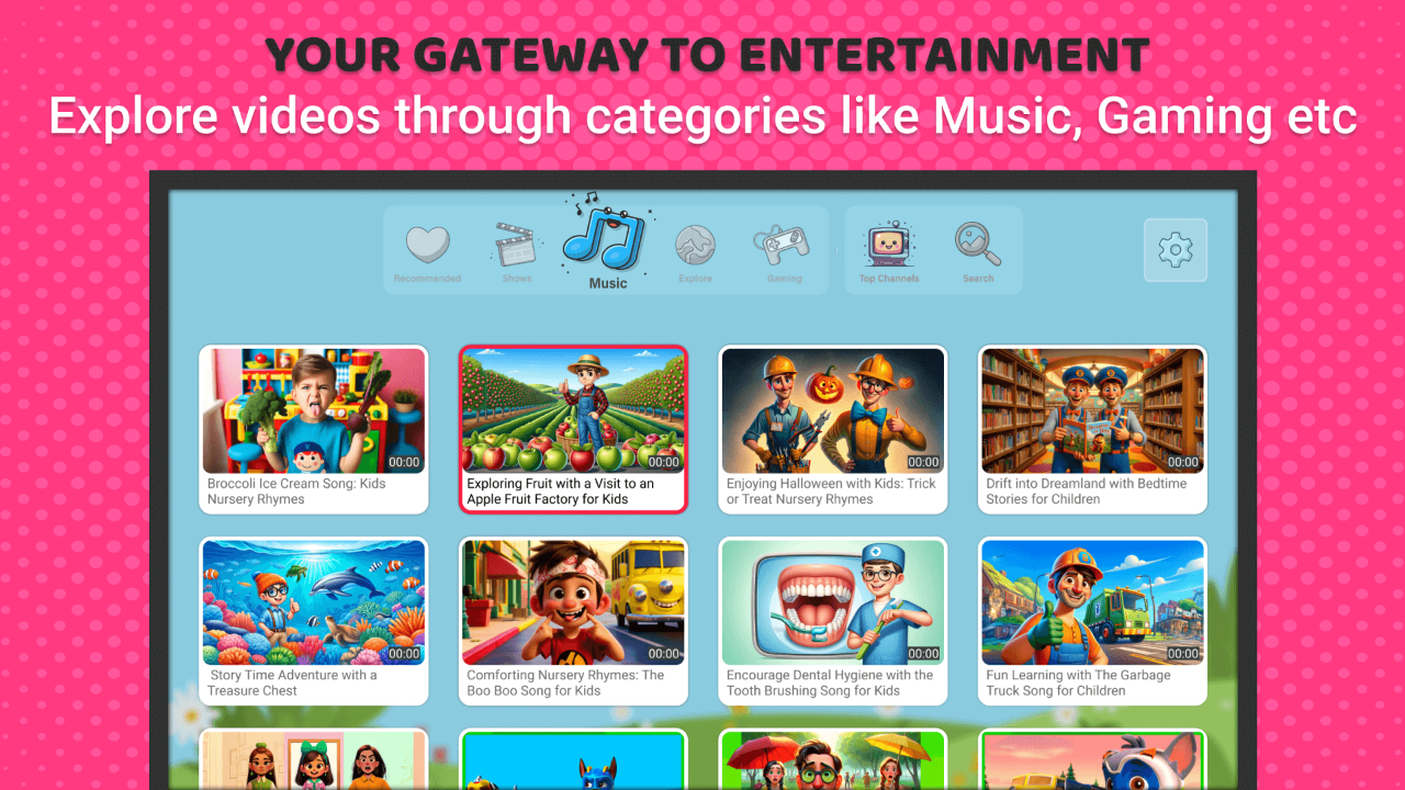 Kids Tube - Videos for Your Tube Kids TV | TV App | Roku Channel Store ...