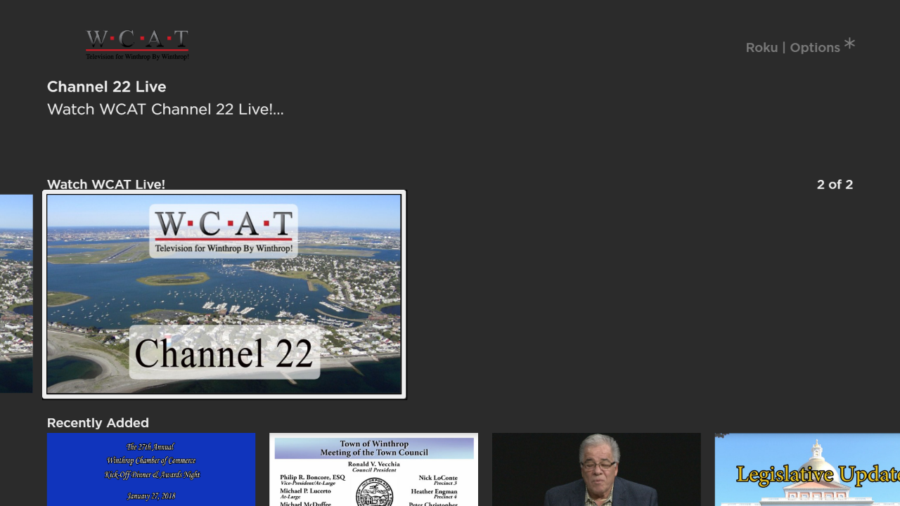 WCAT Stream | TV App | Roku Channel Store | Roku