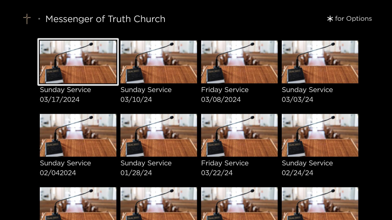Messenger of Truth Church | TV App | Roku Channel Store | Roku