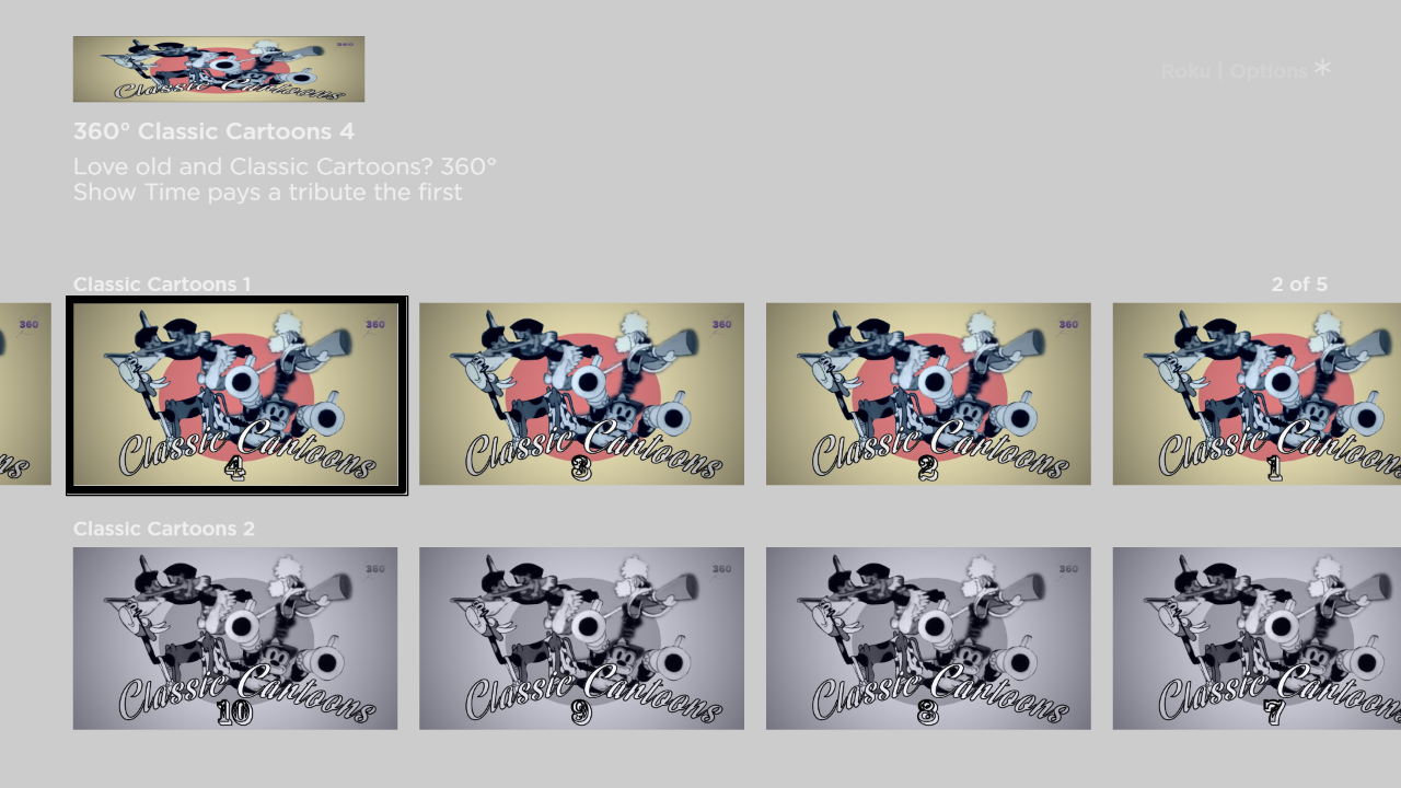 360Classic Cartoons | TV App | Roku Channel Store | Roku