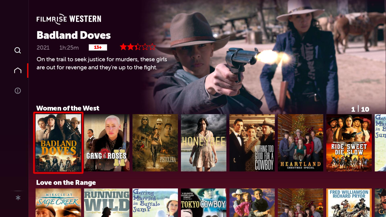 FilmRise Western | TV App | Roku Channel Store | Roku