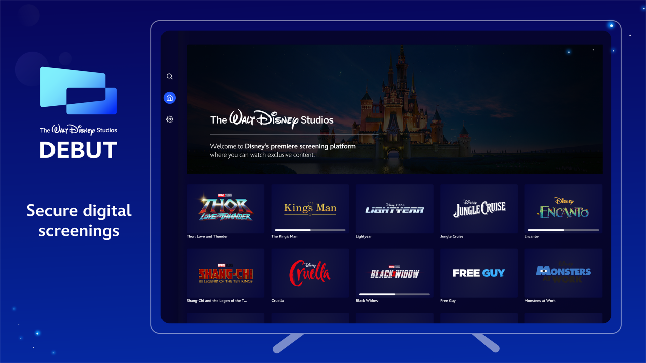 The Walt Disney Studios Debut | TV app | Roku Channel Store | Roku