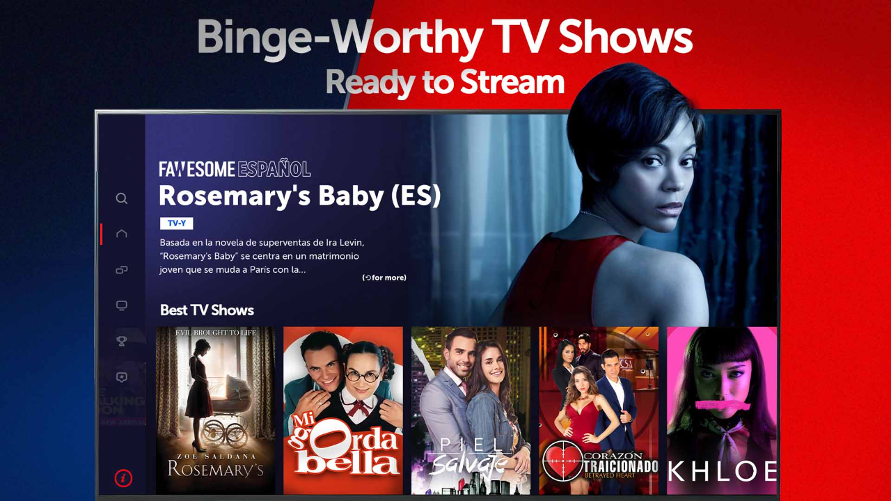 Spanish Movies & TV by Fawesome | TV App | Roku Channel Store | Roku