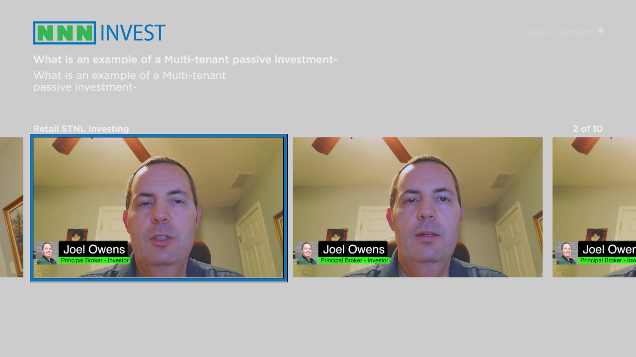NNN Invest Learning | TV App | Roku Channel Store | Roku