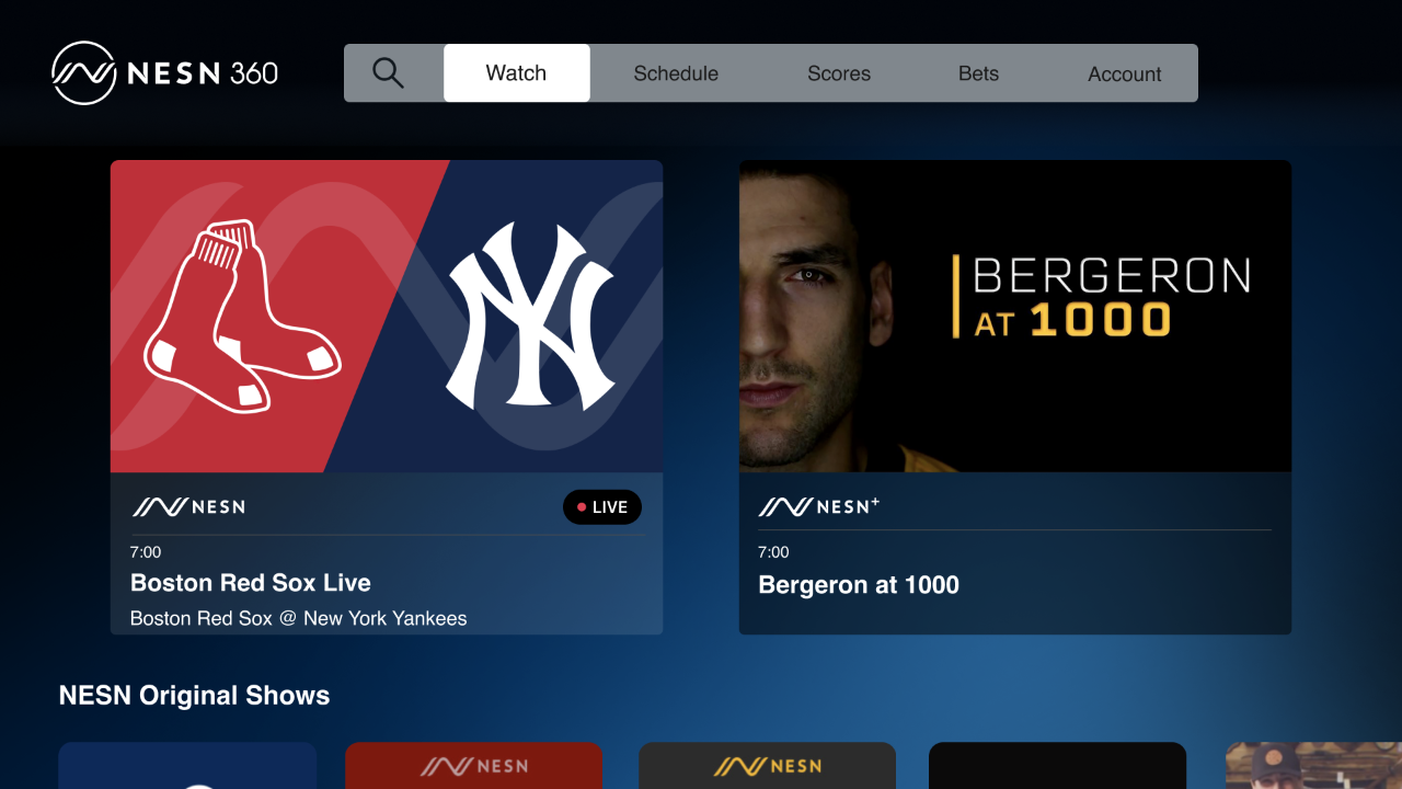 NESN 360 | TV App | Roku Channel Store | Roku
