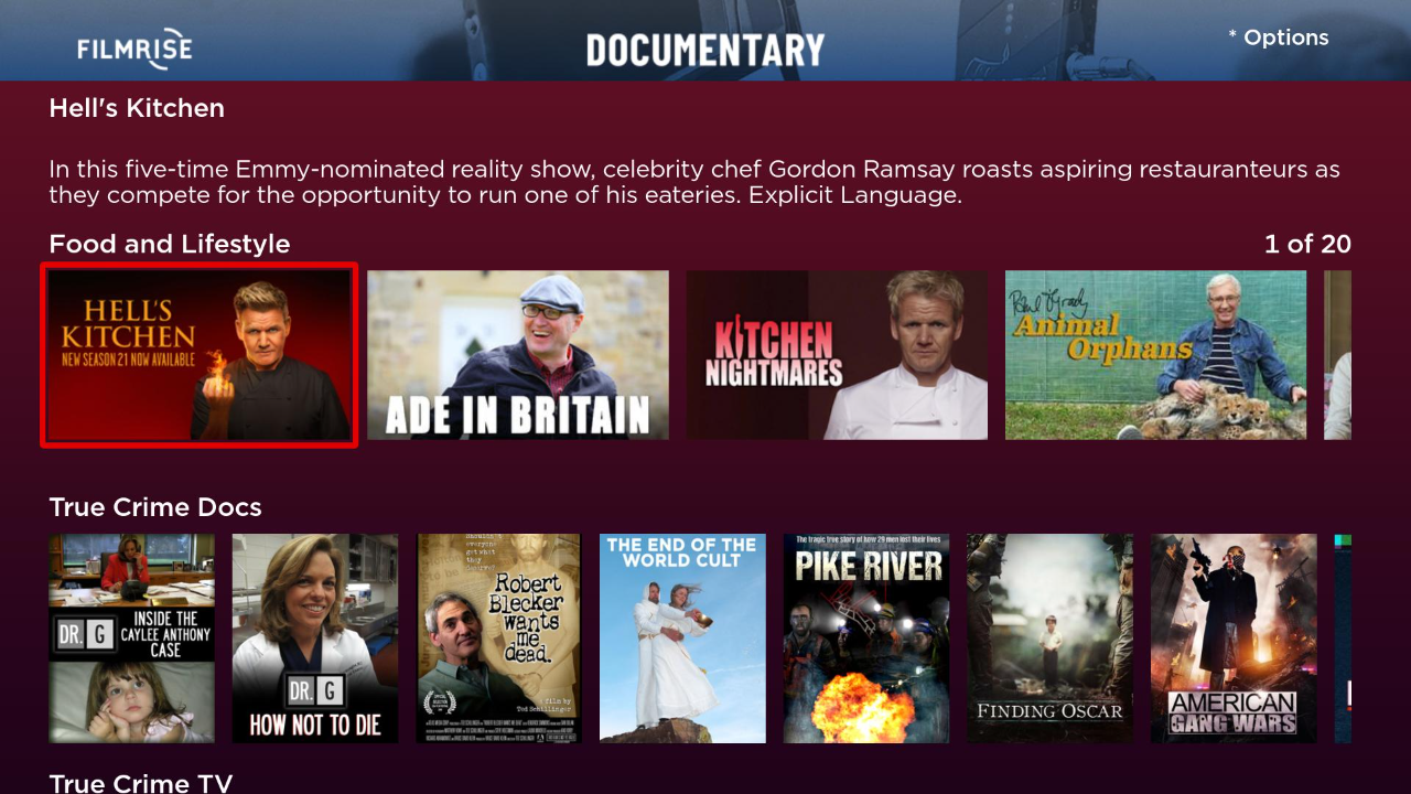 FilmRise Documentary | TV App | Roku Channel Store | Roku