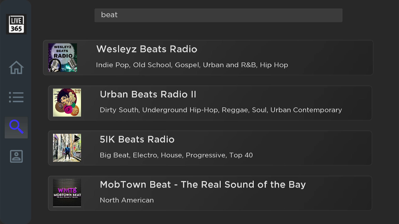 Live365 Radio - Music & Talk | TV App | Roku Channel Store | Roku