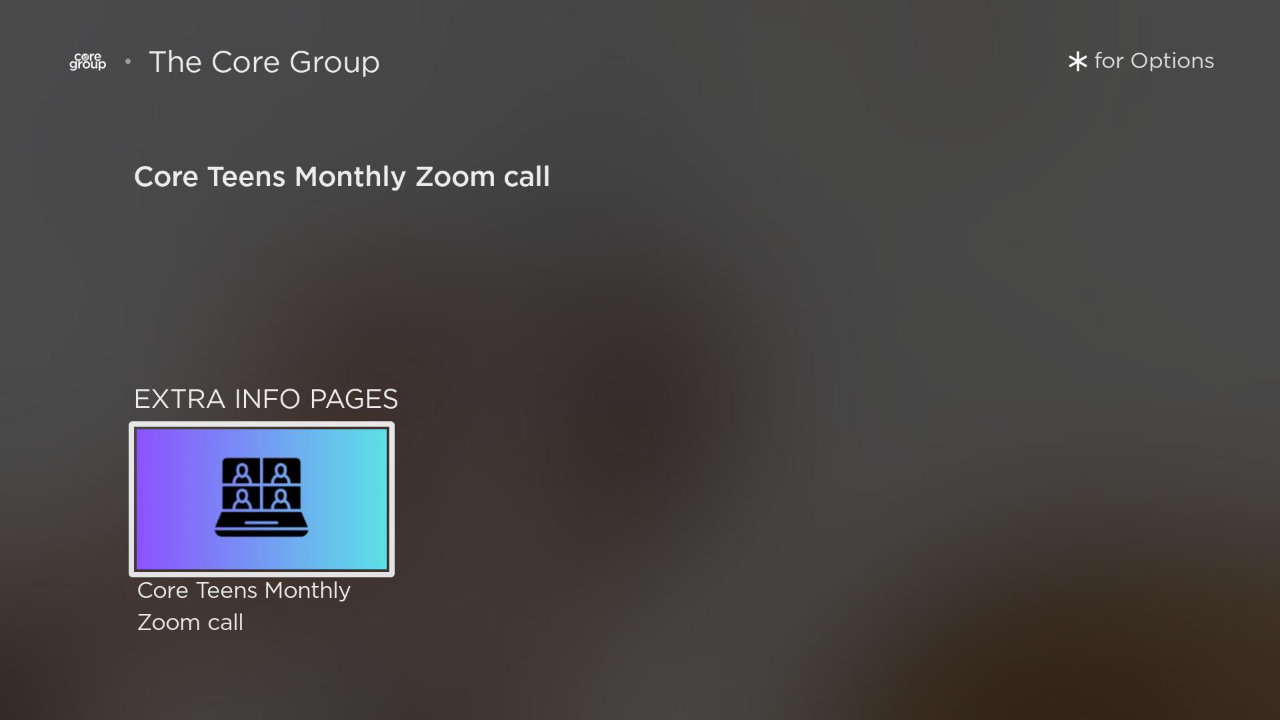 The Core Group | TV App | Roku Channel Store | Roku