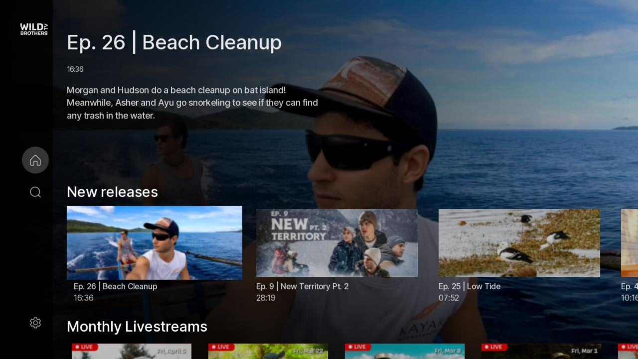 Wild Brothers TV | Tienda de canales Roku | Roku