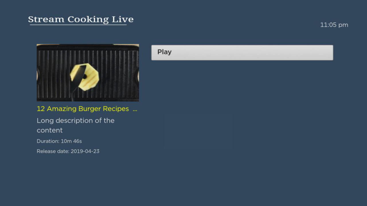 Stream Cooking Live | TV App | Roku Channel Store | Roku