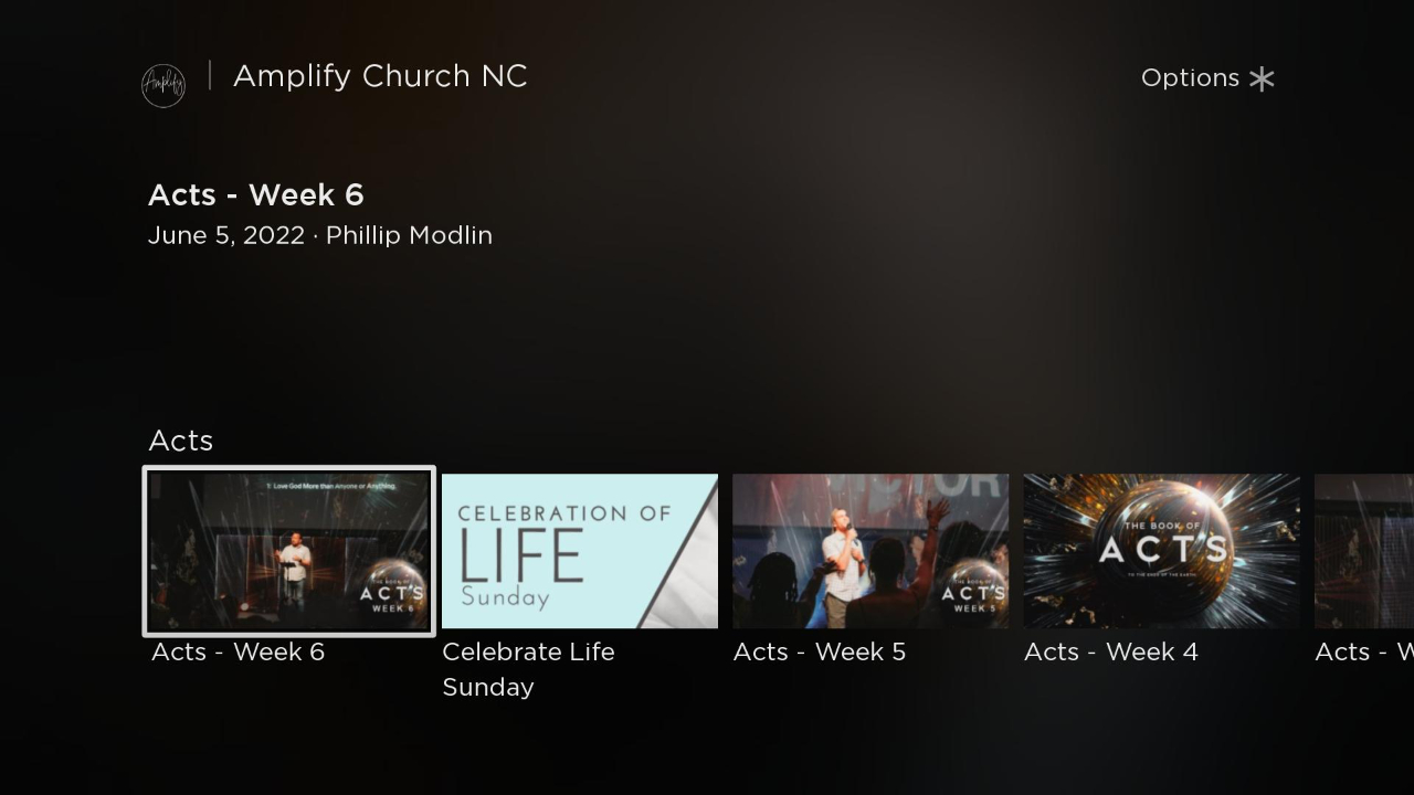 Amplify Church NC | TV App | Roku Channel Store | Roku