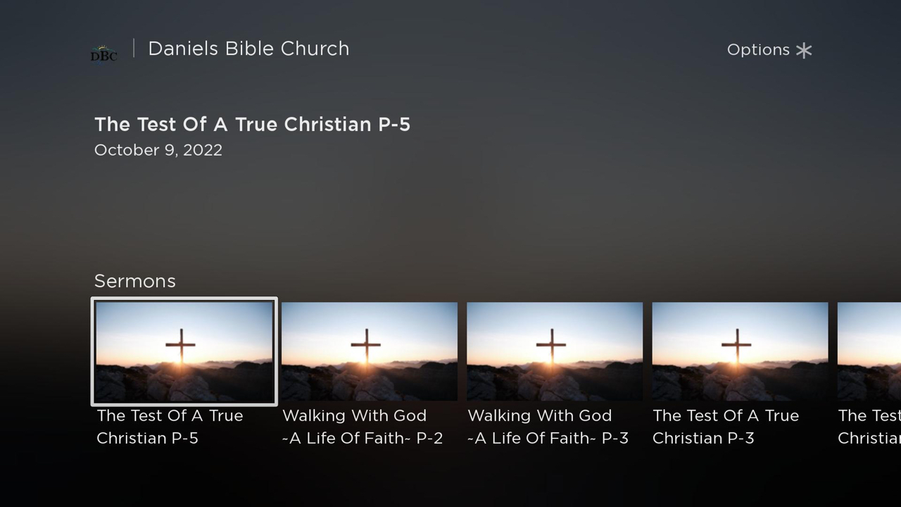 Daniels Bible Church | TV App | Roku Channel Store | Roku