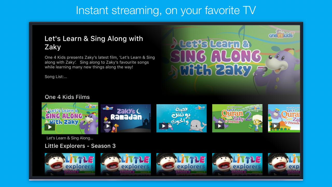 One4Kids TV | TV App | Roku Channel Store | Roku