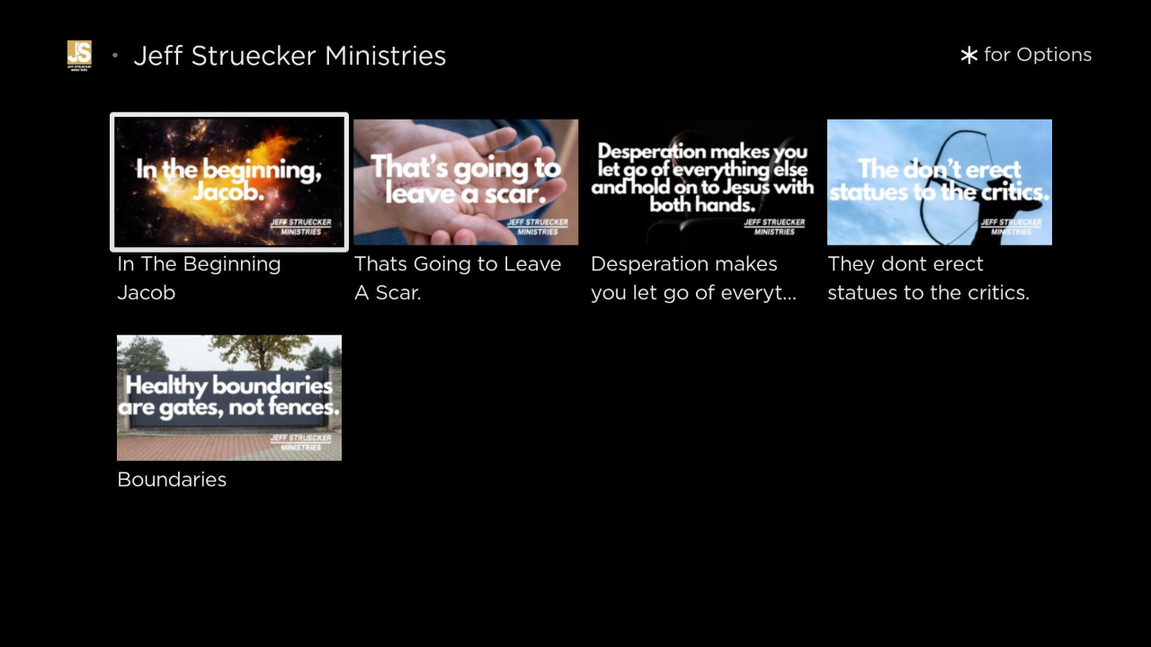 Jeff Struecker Ministries | TV App | Roku Channel Store | Roku
