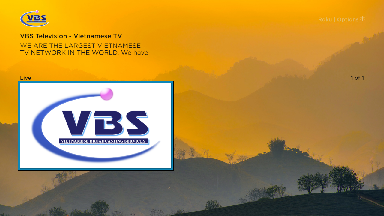 VBS Television - Vietnamese TV | TV App | Roku Channel Store | Roku