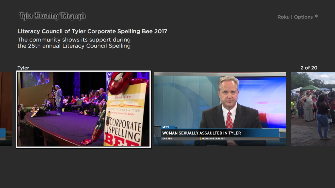 Tyler Morning Telegraph | TV App | Roku Channel Store | Roku