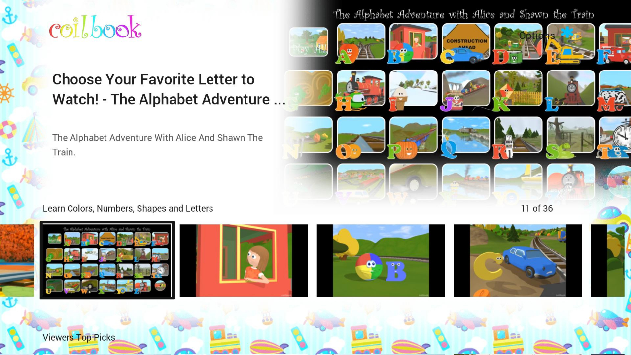 Coilbook-Learning For Children | TV app | Roku Channel Store | Roku