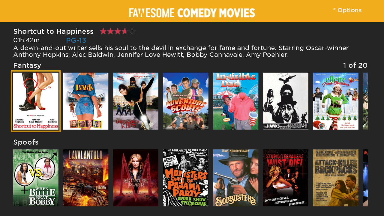 Comedy Movies & TV by Fawesome | TV App | Roku Channel Store | Roku