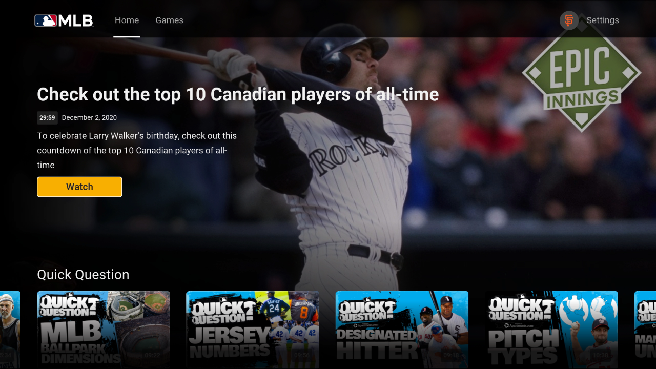 MLB | Roku Channel Store | Roku