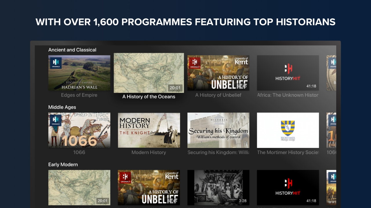 History Hit | TV App | Roku Channel Store | Roku