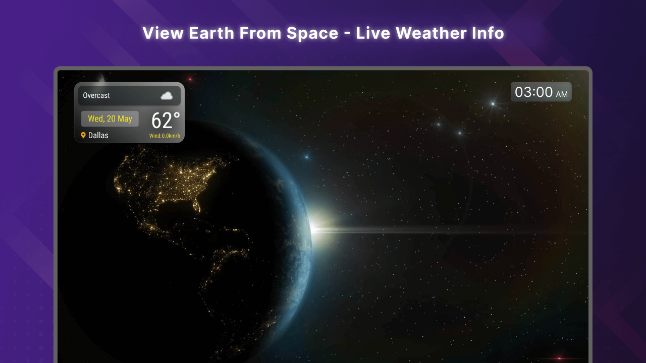 Earth Night from Space Live HD | TV App | Roku Channel Store | Roku