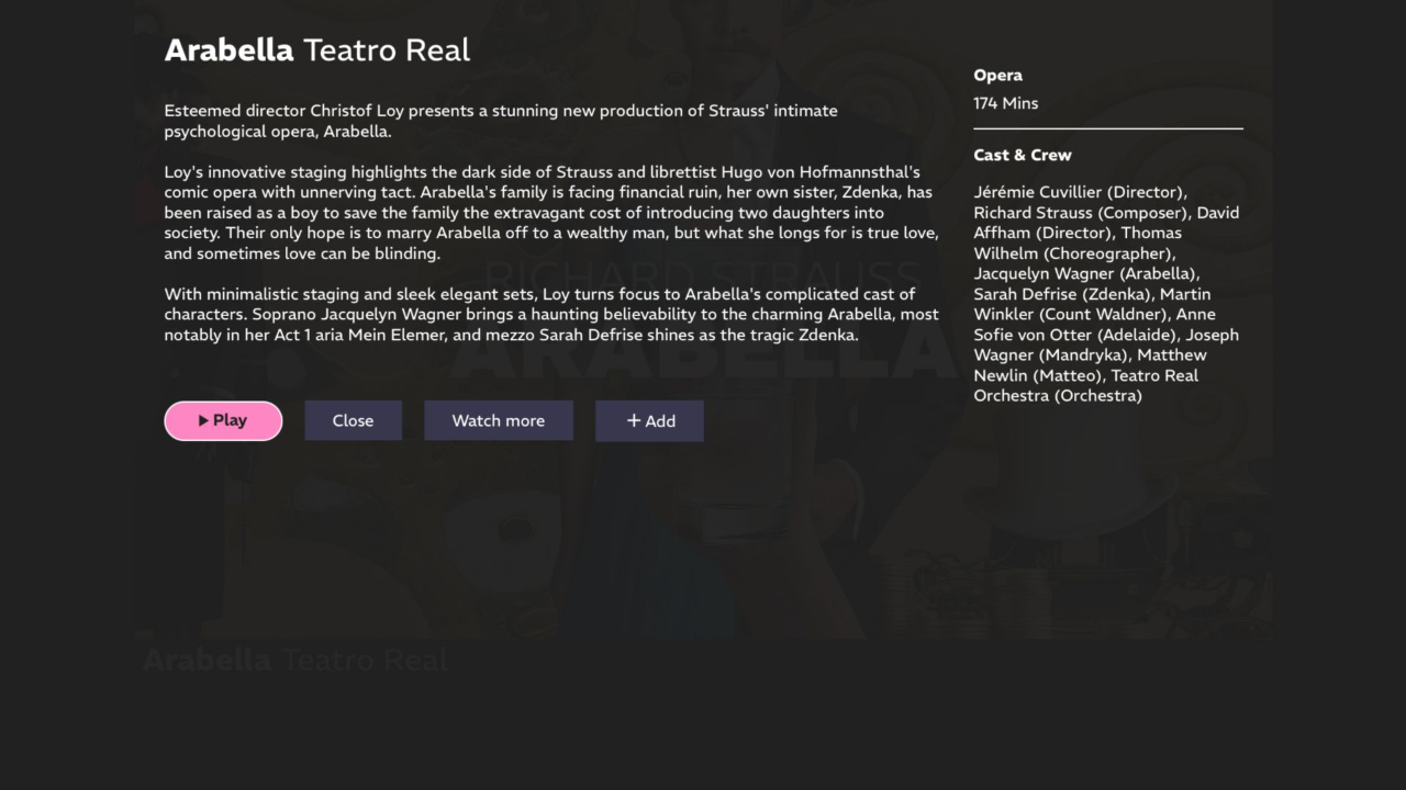 Marquee TV - Arts on Demand | TV App | Roku Channel Store | Roku