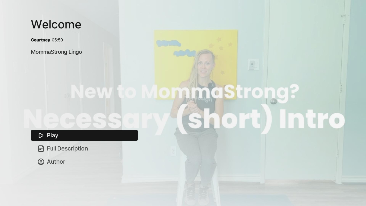 MommaStrong | TV App | Roku Channel Store | Roku