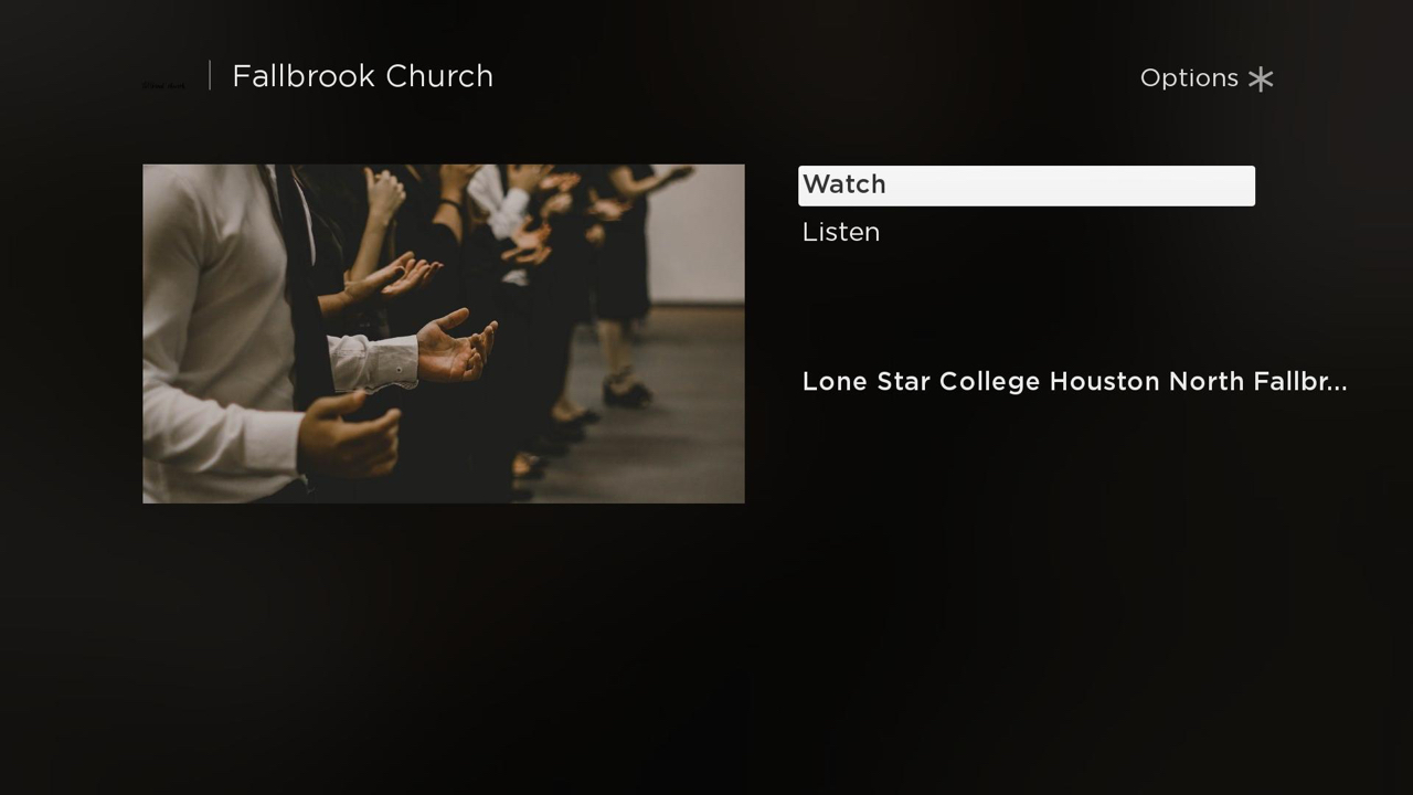 Fallbrook Church Houston | TV App | Roku Channel Store | Roku