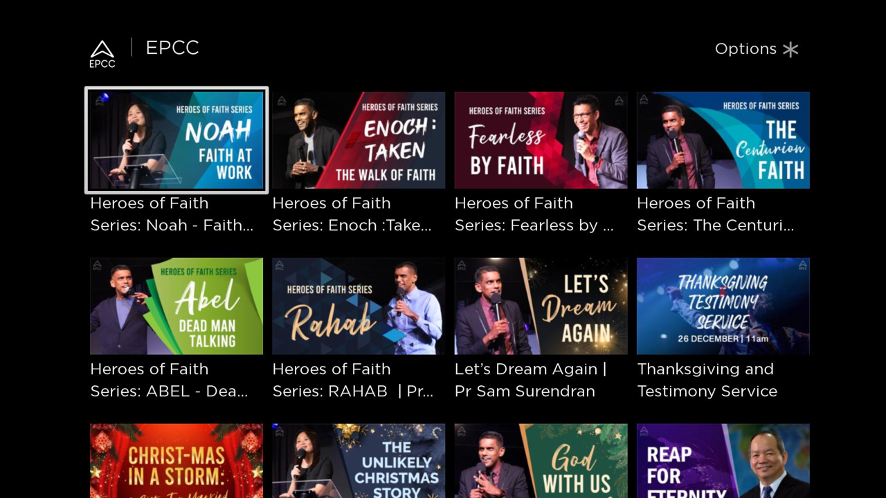 EPCC | TV App | Roku Channel Store | Roku