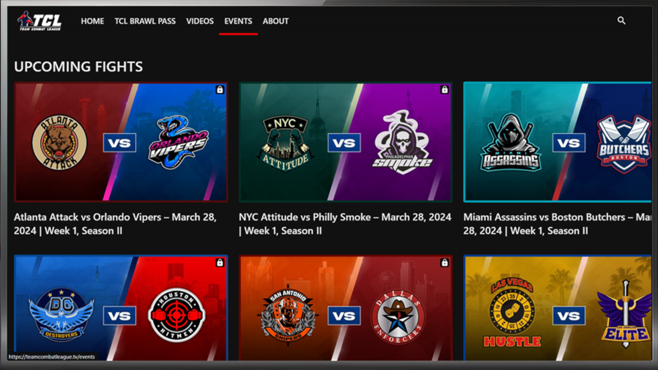 Team Combat League | TV App | Roku Channel Store | Roku