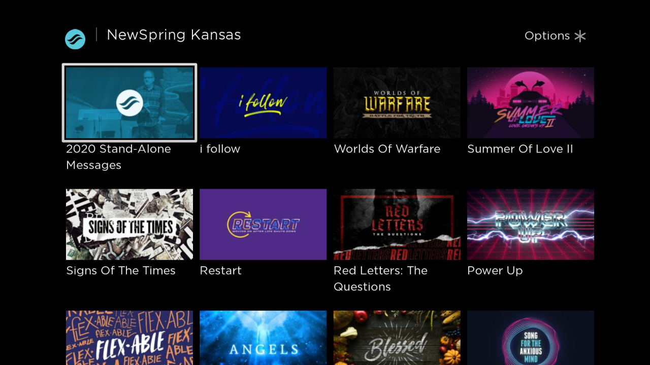 NewSpring Kansas | TV App | Roku Channel Store | Roku