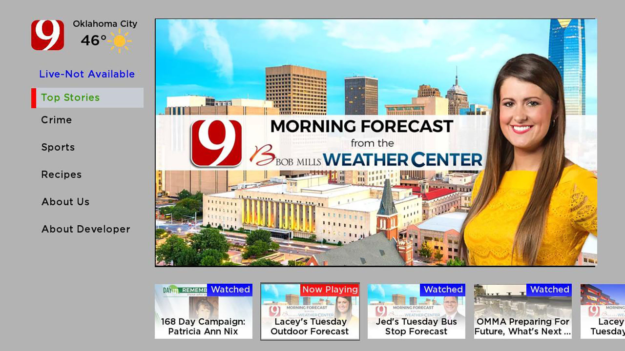 News 9 Oklahoma's Own | TV App | Roku Channel Store | Roku