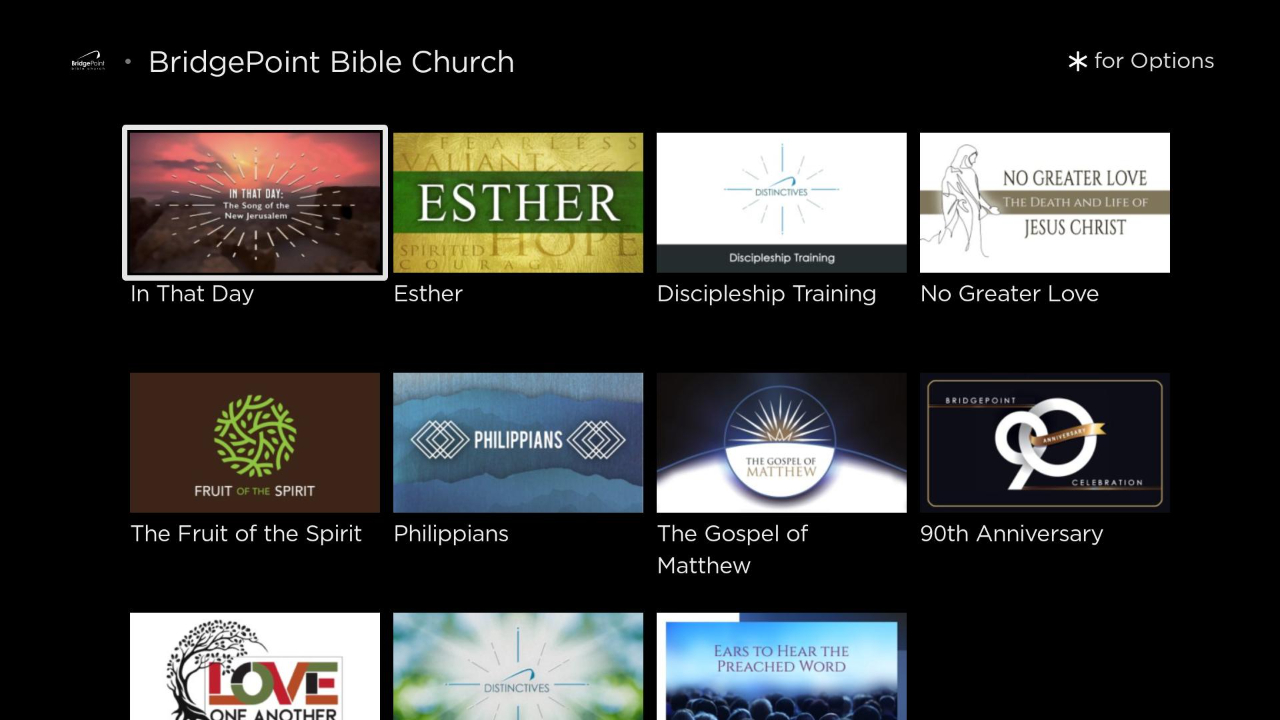 BridgePoint Bible Church | TV App | Roku Channel Store | Roku