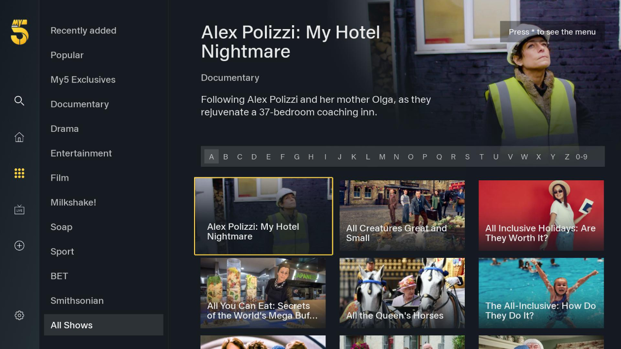 My5 | TV app | Roku Channel Store | Roku