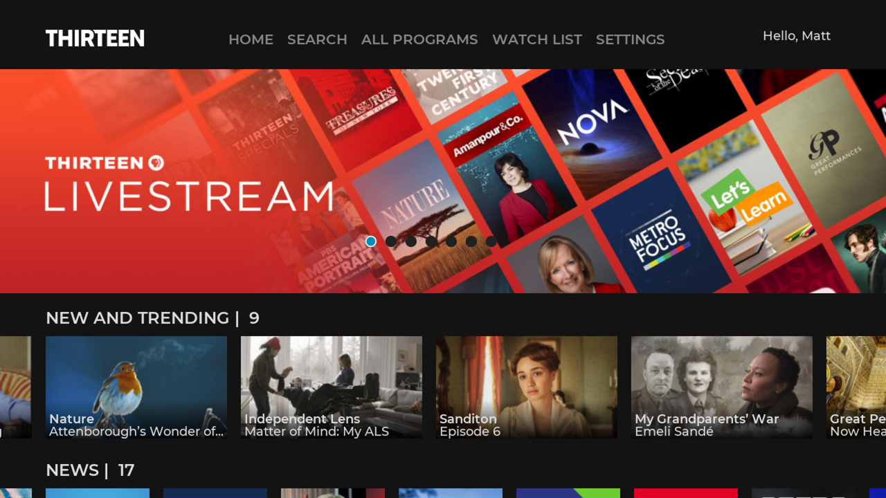 THIRTEEN explore | TV App | Roku Channel Store | Roku
