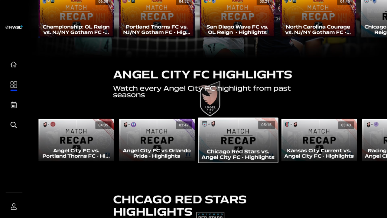 NWSL+ | TV App | Roku Channel Store | Roku