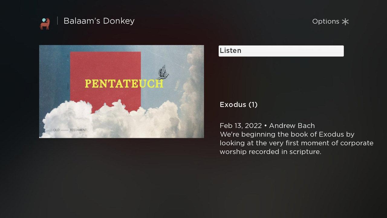 Balaam’s Donkey | TV App | Roku Channel Store | Roku