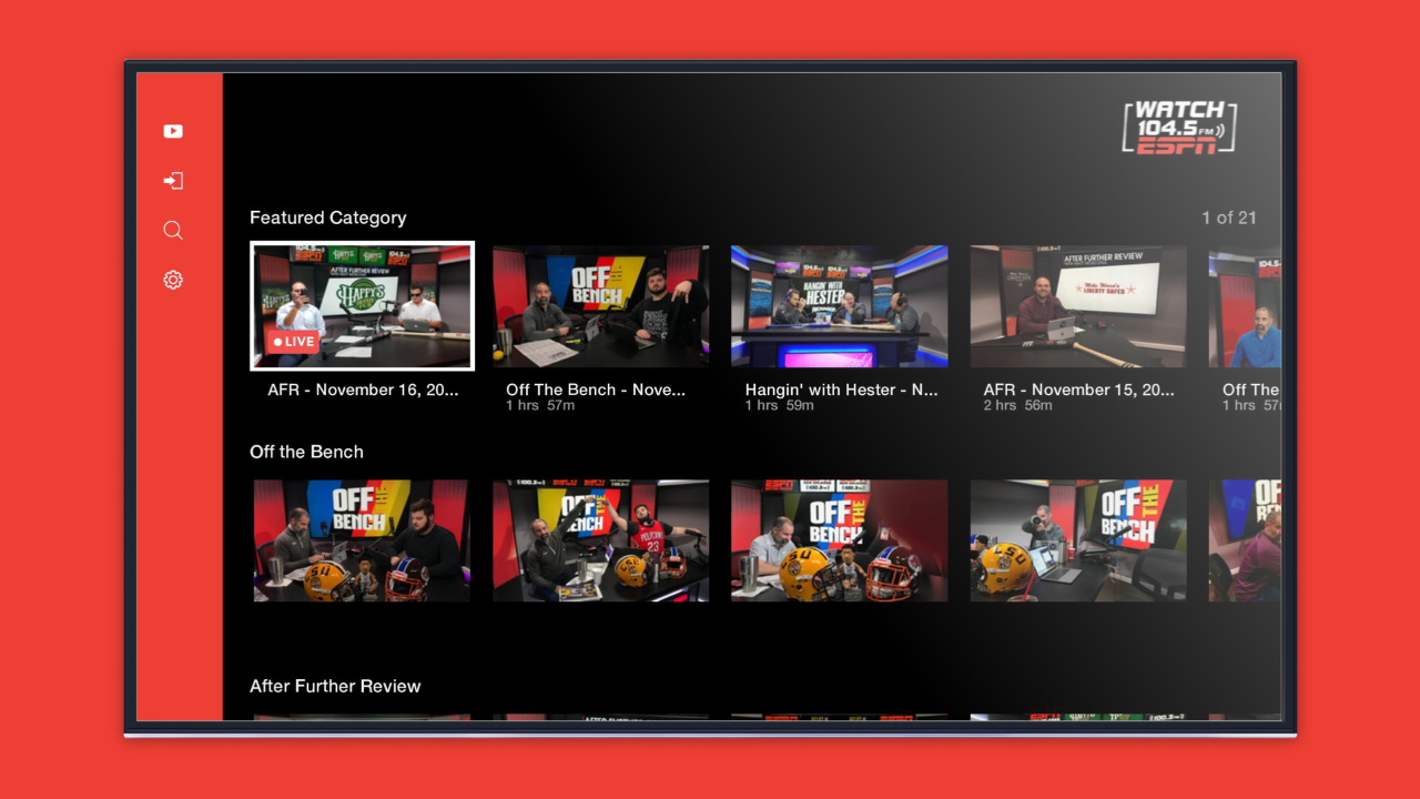 Watch 1045 ESPN | TV App | Roku Channel Store | Roku