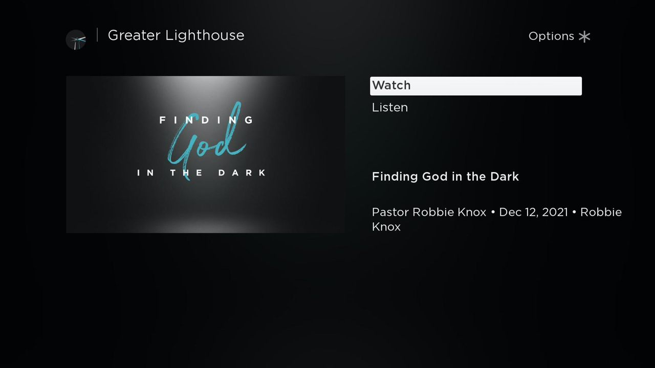 Greater Lighthouse | TV App | Roku Channel Store | Roku
