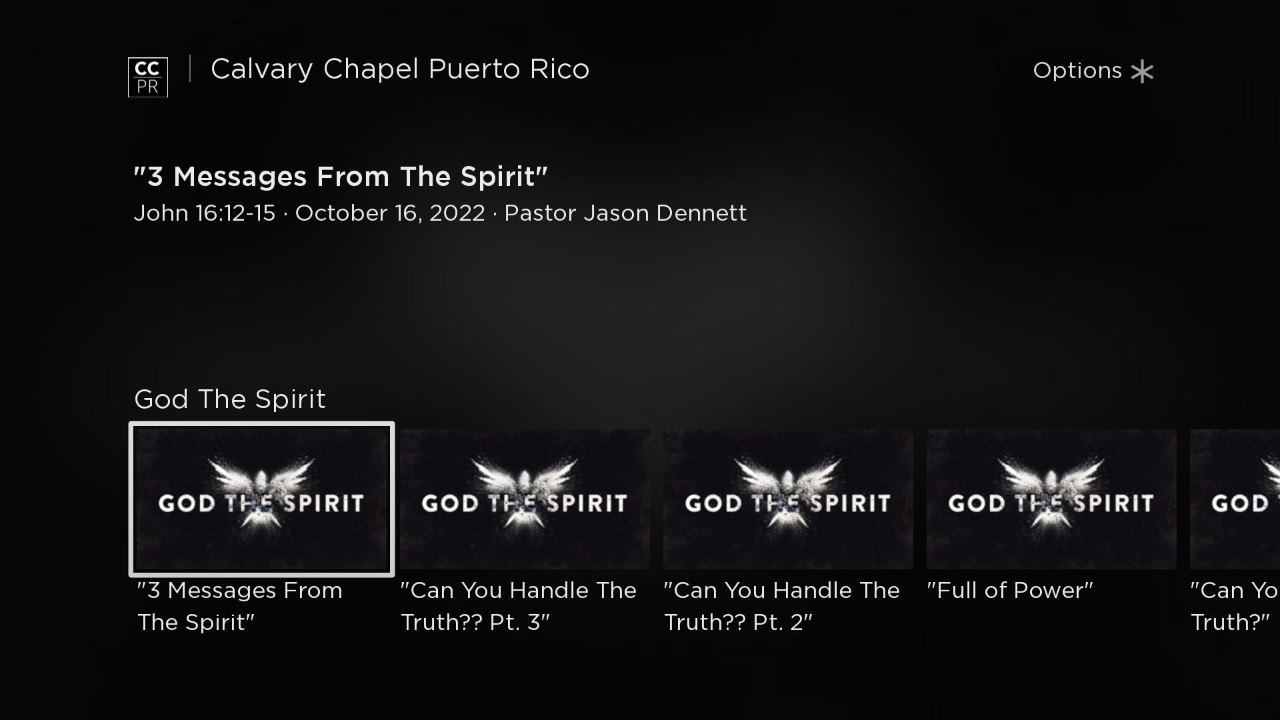 Calvary Chapel Puerto Rico | TV App | Roku Channel Store | Roku