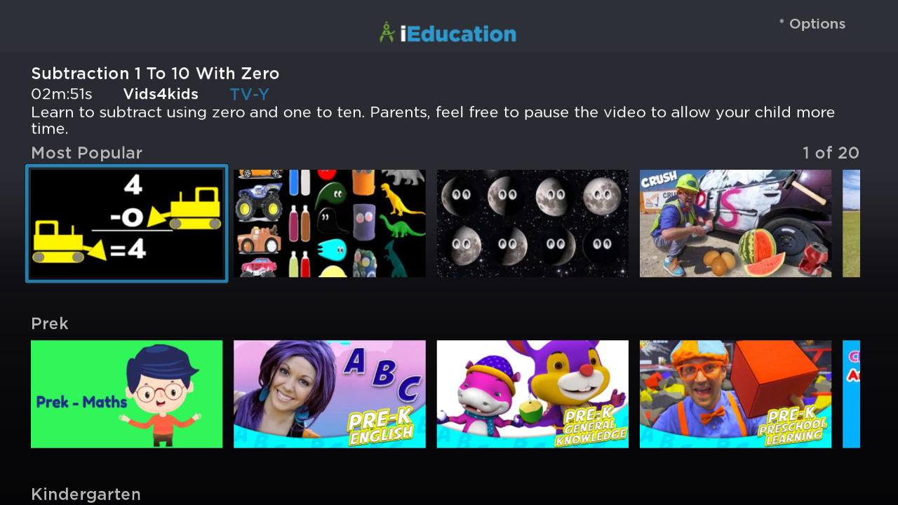 iEducation | TV App | Roku Channel Store | Roku